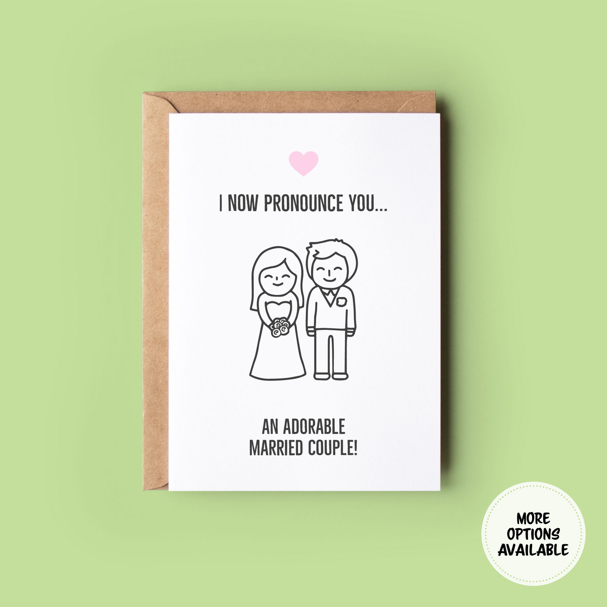 An adorable married couple – Wonky Cards