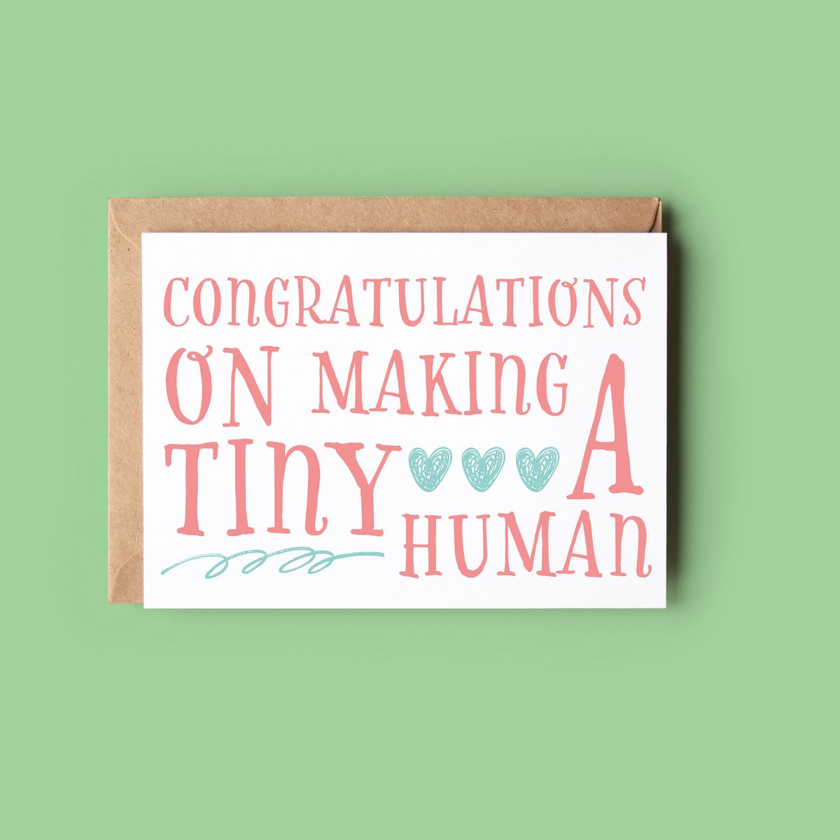 Making a Tiny Human – Wonky Cards