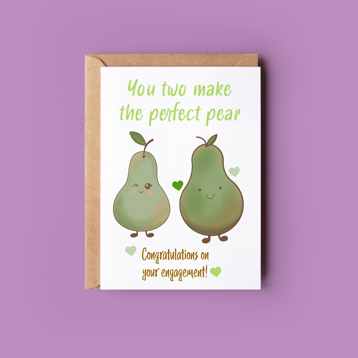 Perfect pear – Wonky Cards