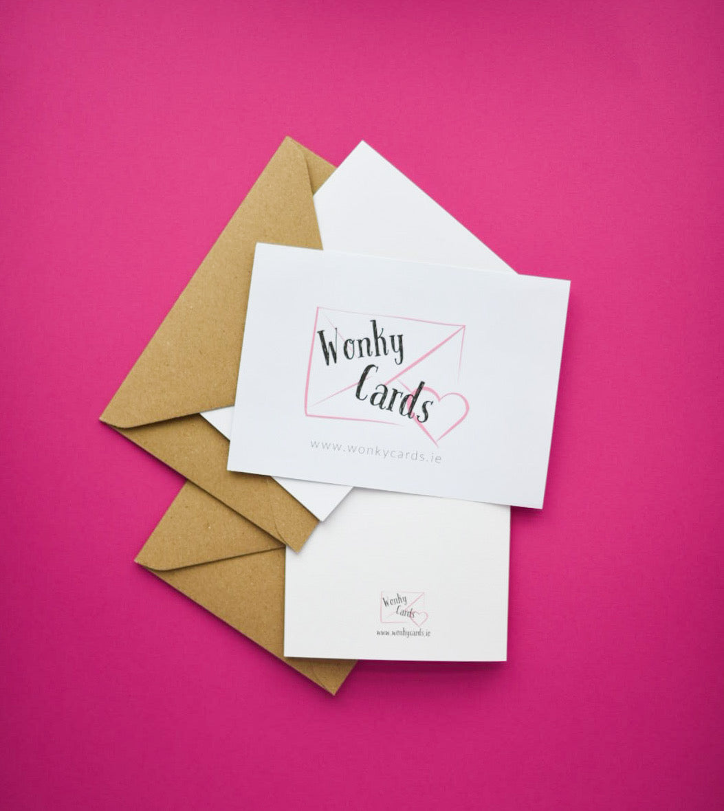 Heart Notelet – Wonky Cards